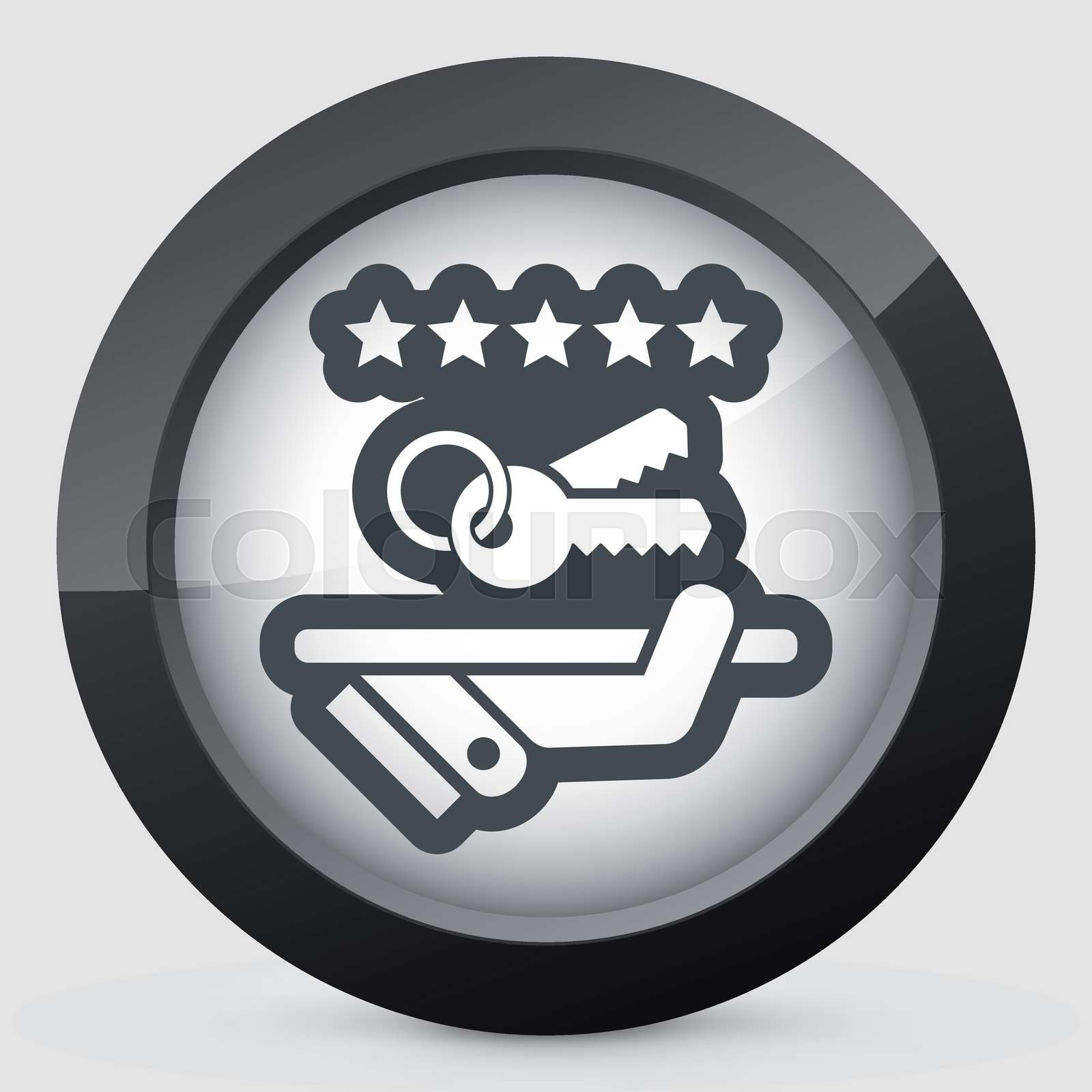 Luxury service icon. Keys. | Stock vector | Colourbox