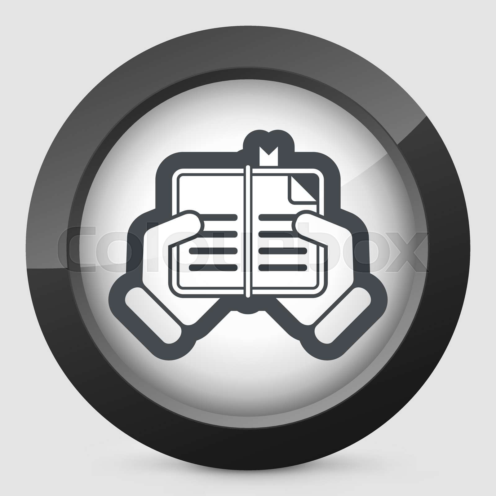 Book read icon | Stock vector | Colourbox