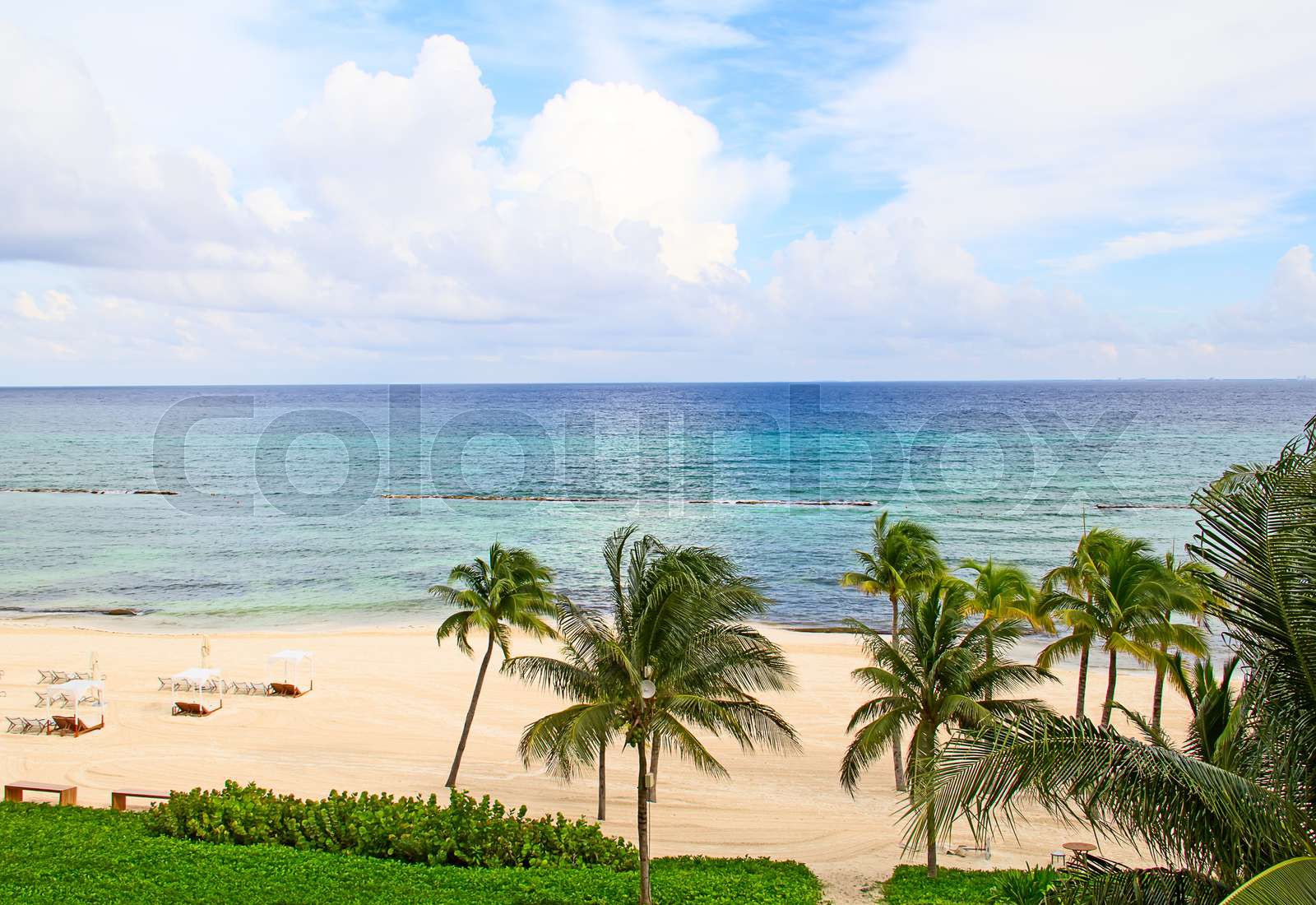 Sandy beach | Stock image | Colourbox