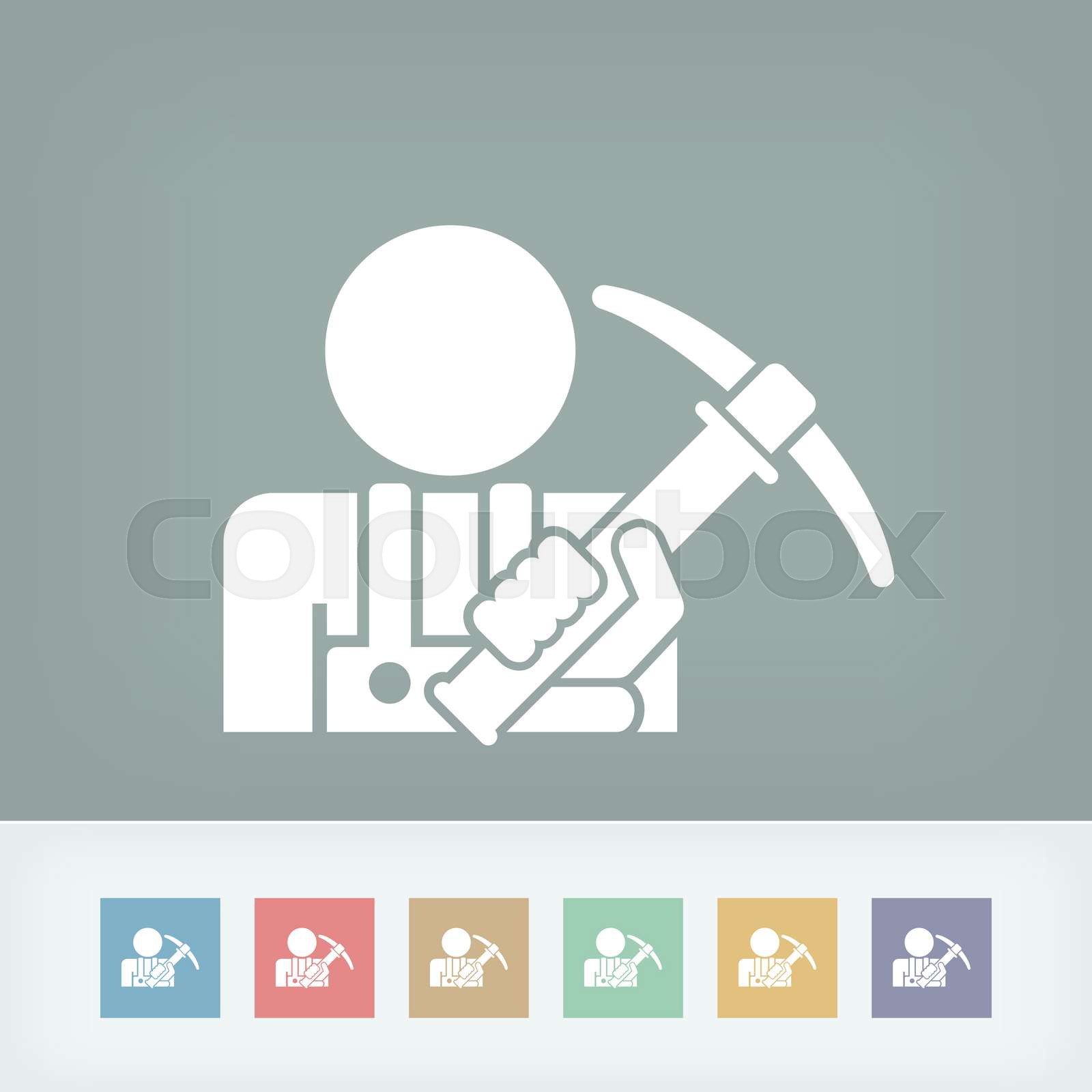 Pick icon | Stock vector | Colourbox