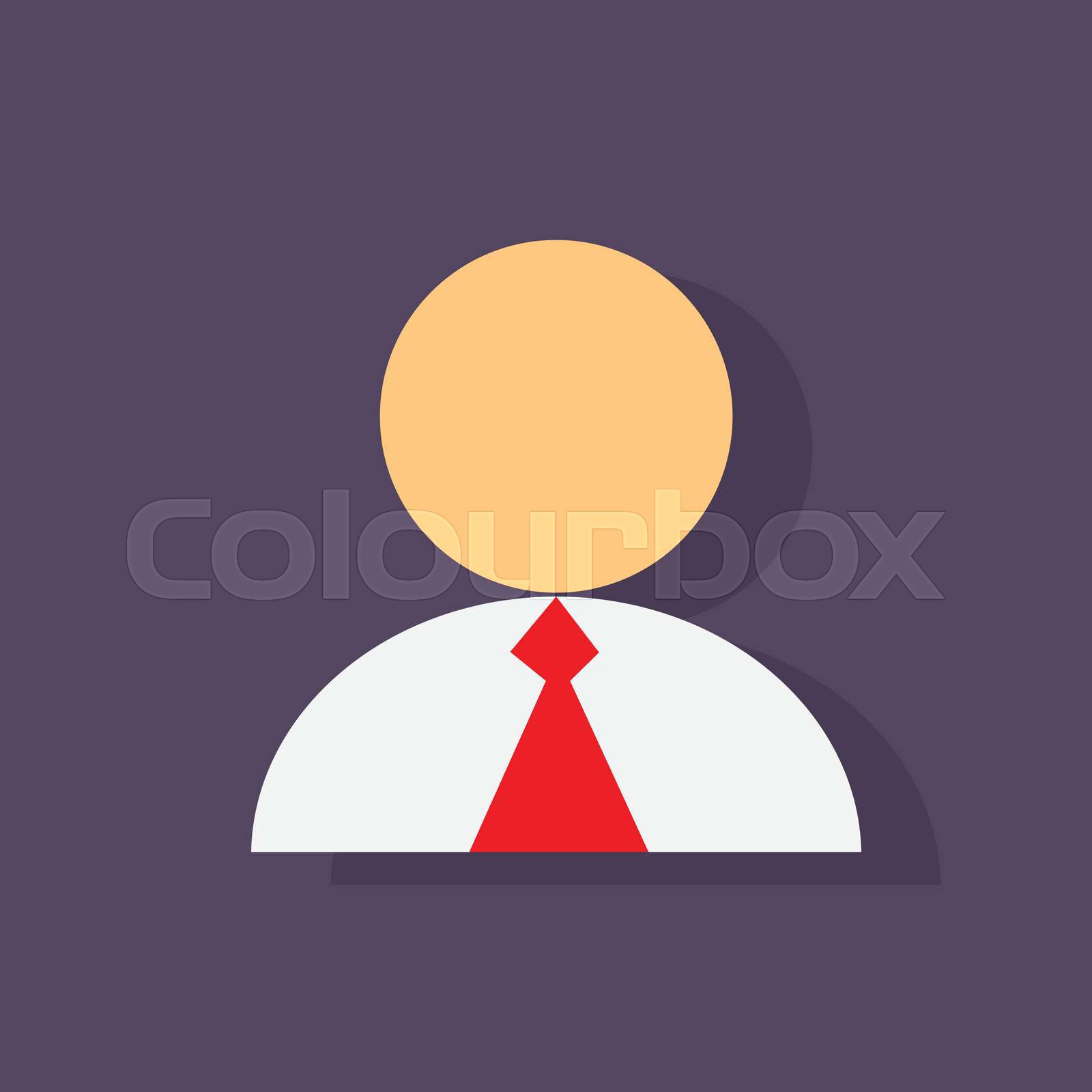 person profile icon flat design vector | Stock vector | Colourbox