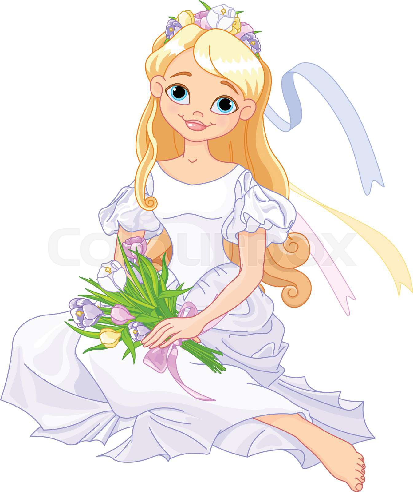 Beautiful princess | Stock vector | Colourbox