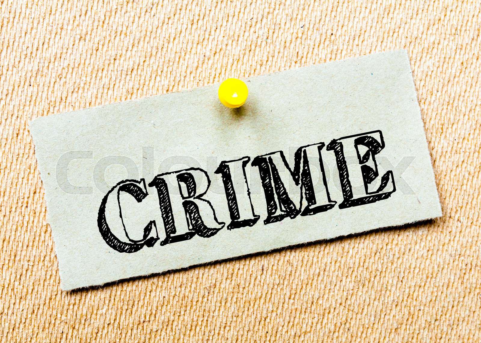Crime Message | Stock image | Colourbox