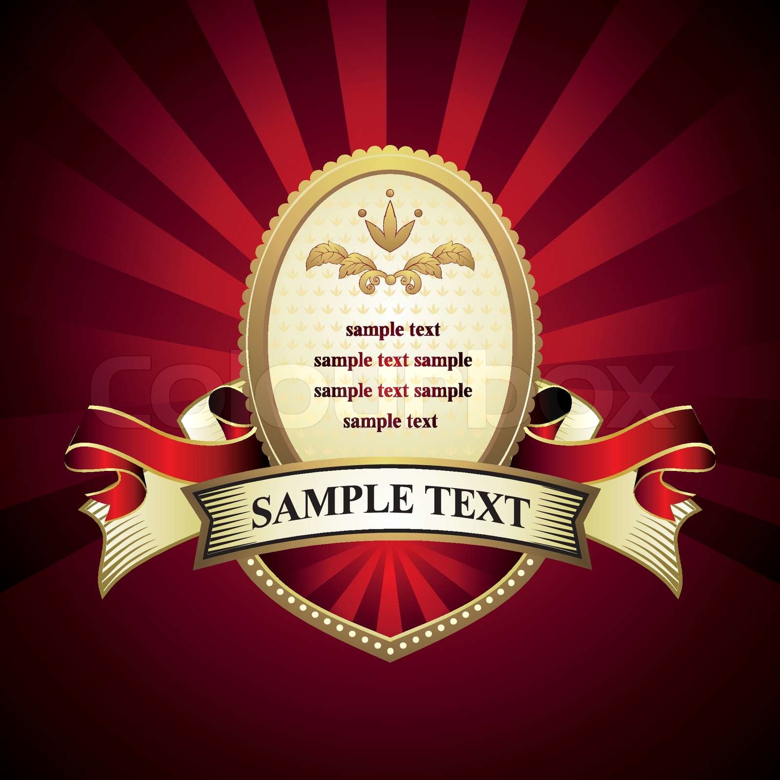 jubilee, vector, emblem | Stock vector | Colourbox