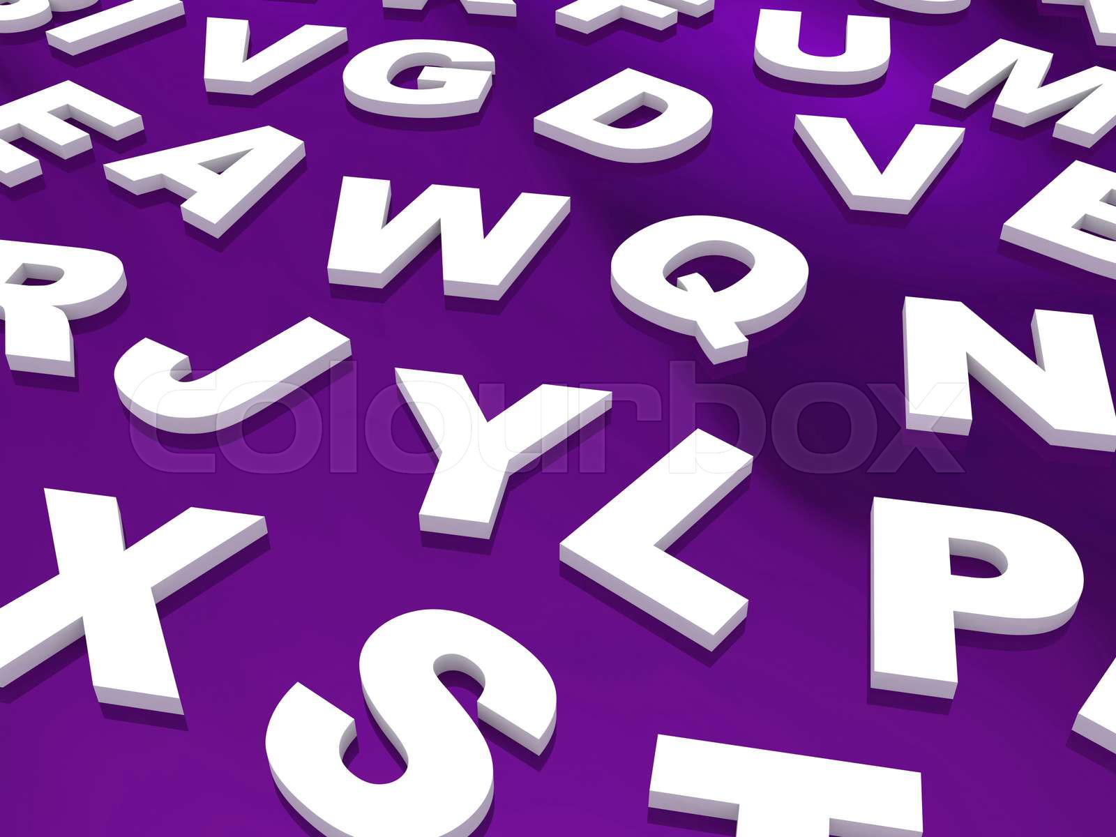 Letters Of The English Alphabet Stock Image Colourbox letters-of-the-english-alphabet-stock-image-colourbox