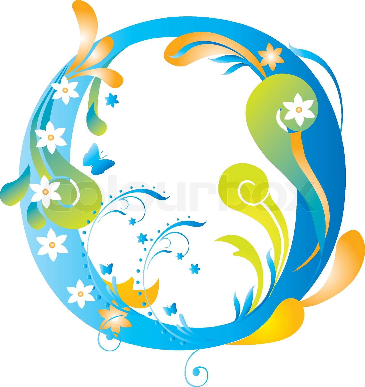 abc, heart, english | Stock vector | Colourbox