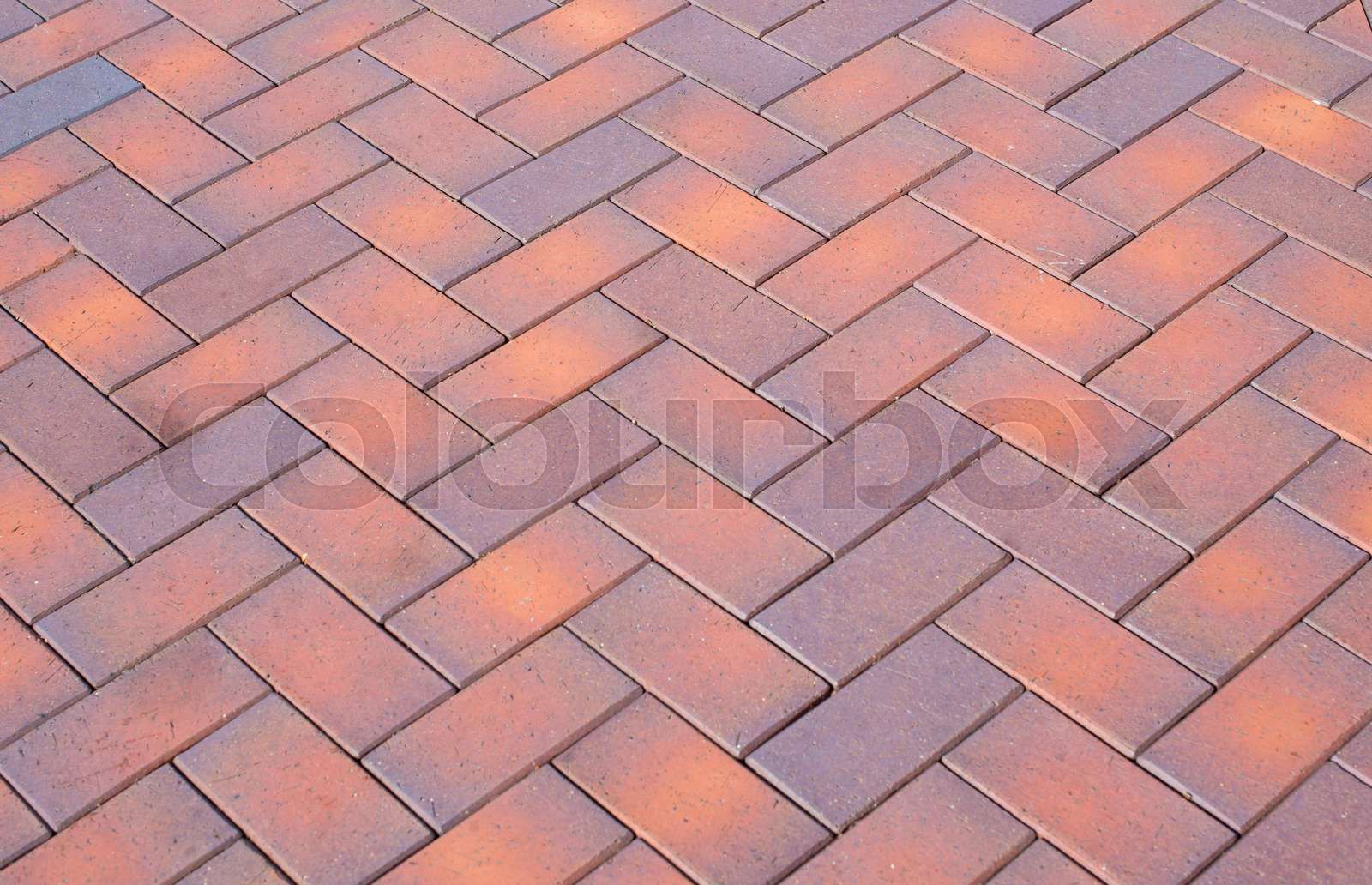 colored paving slabs | Stock image | Colourbox