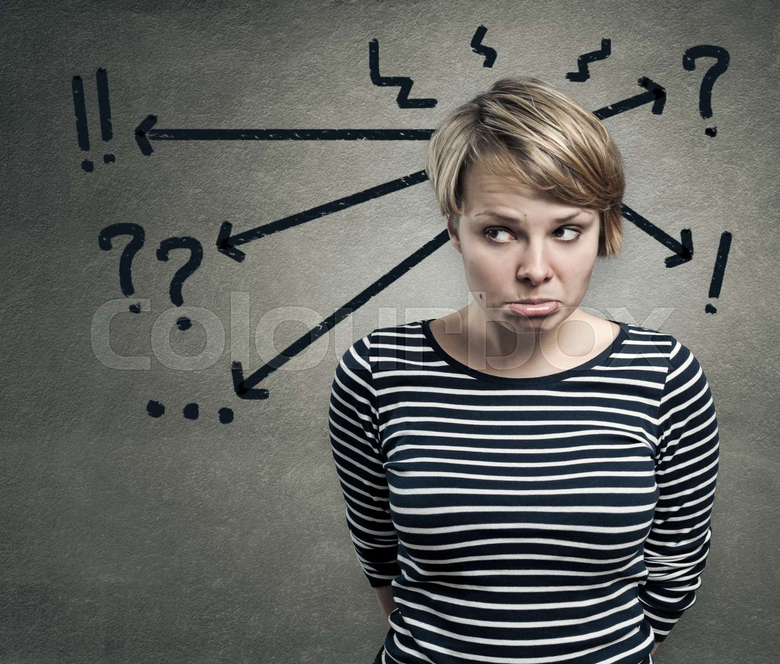 Confusion | Stock image | Colourbox