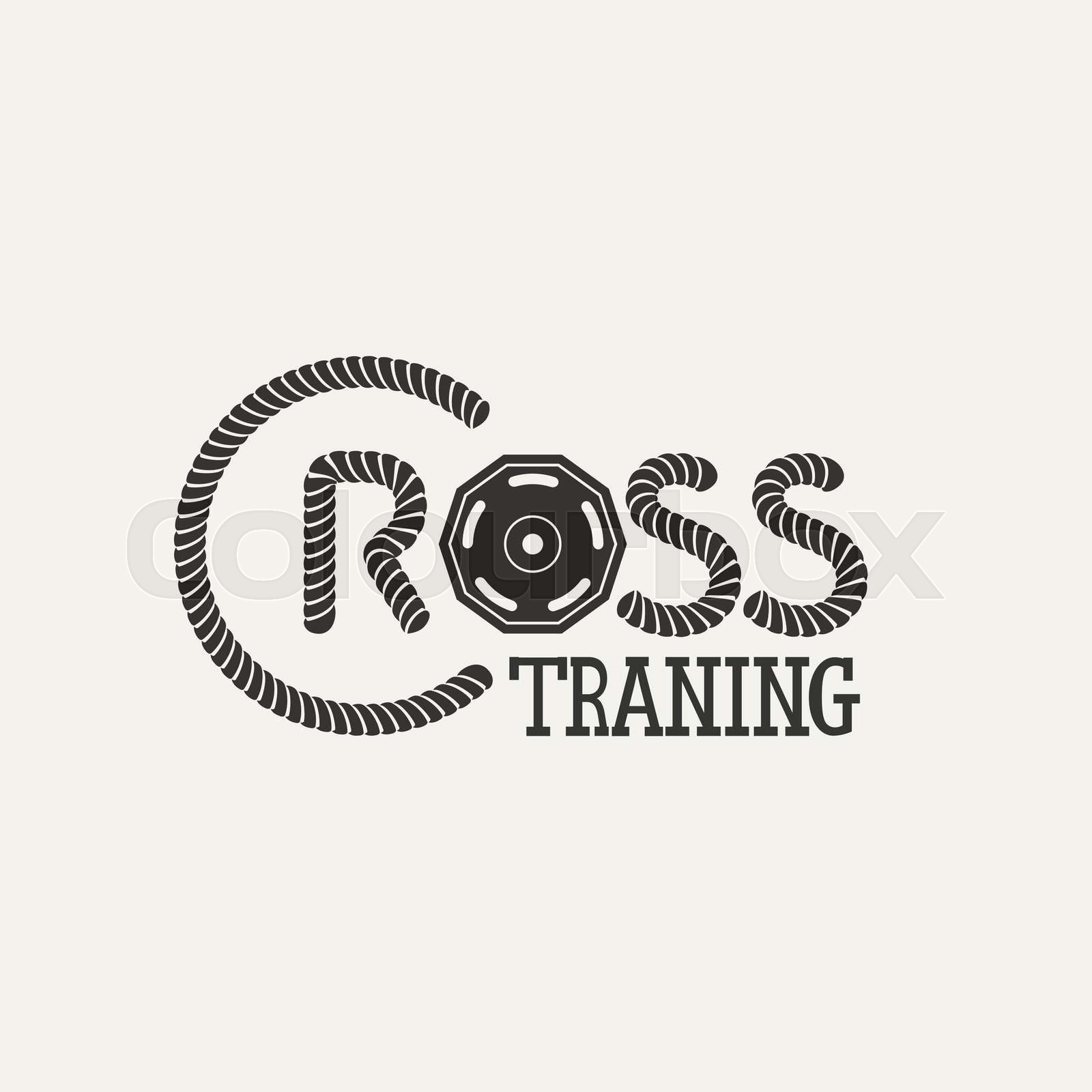 Cross Training logo | Stock vector | Colourbox
