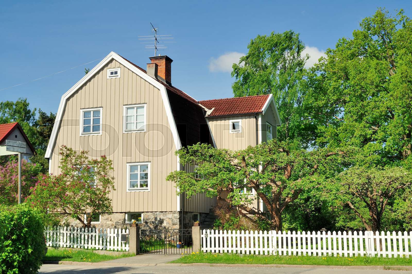 Swedish housing | Stock image | Colourbox