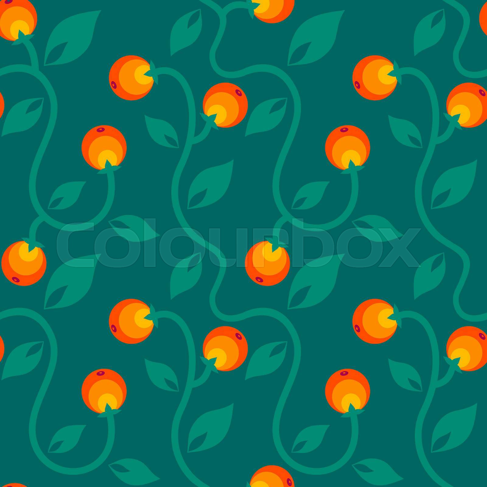 pattern with berry | Stock vector | Colourbox