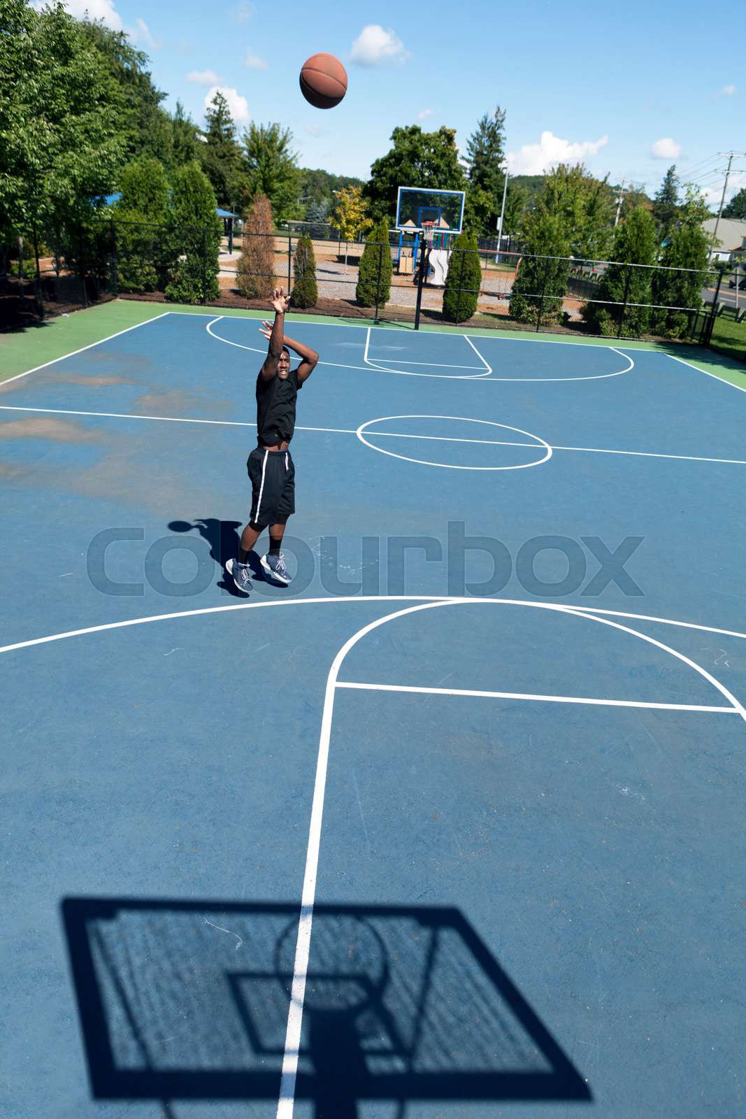 Three Point Basketball Shooter | Stock image | Colourbox