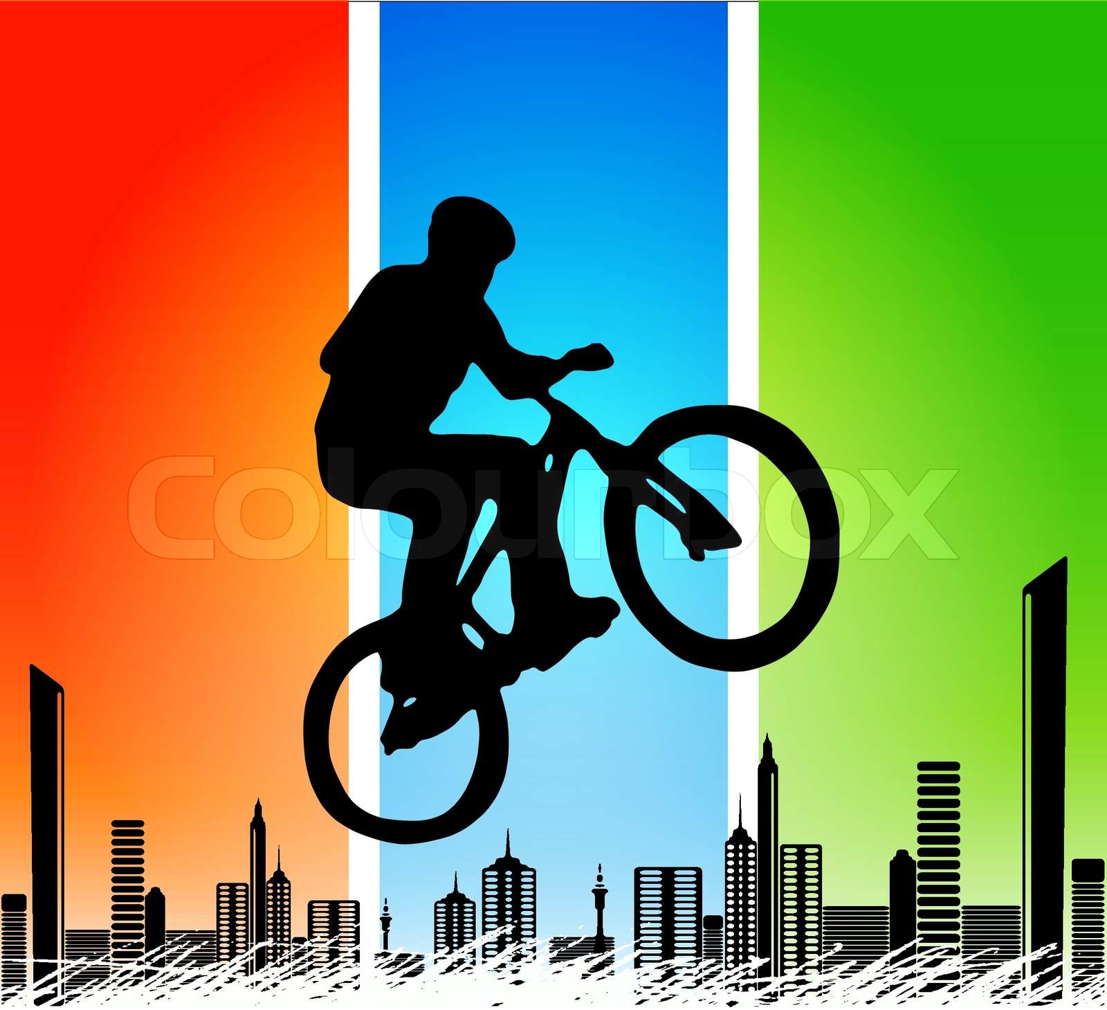 bikes, active, cycle | Stock vector | Colourbox