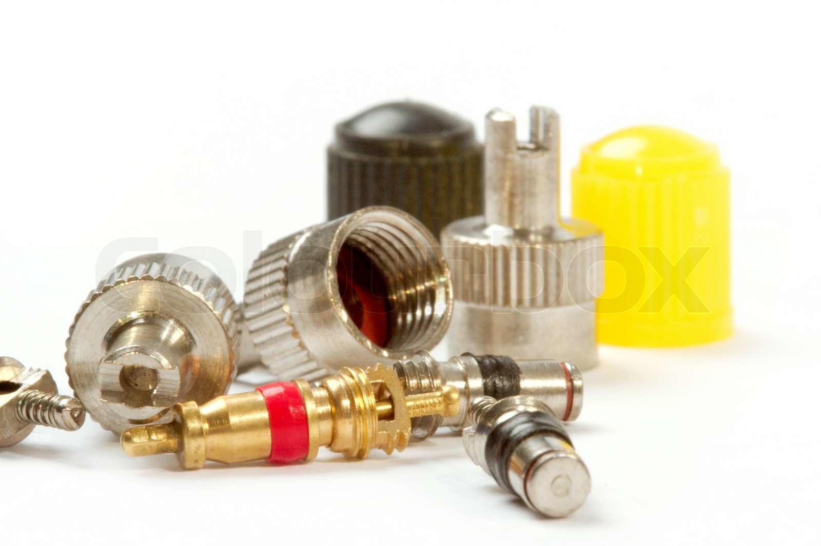 Tyre valve of the chamber of the car | Stock image | Colourbox