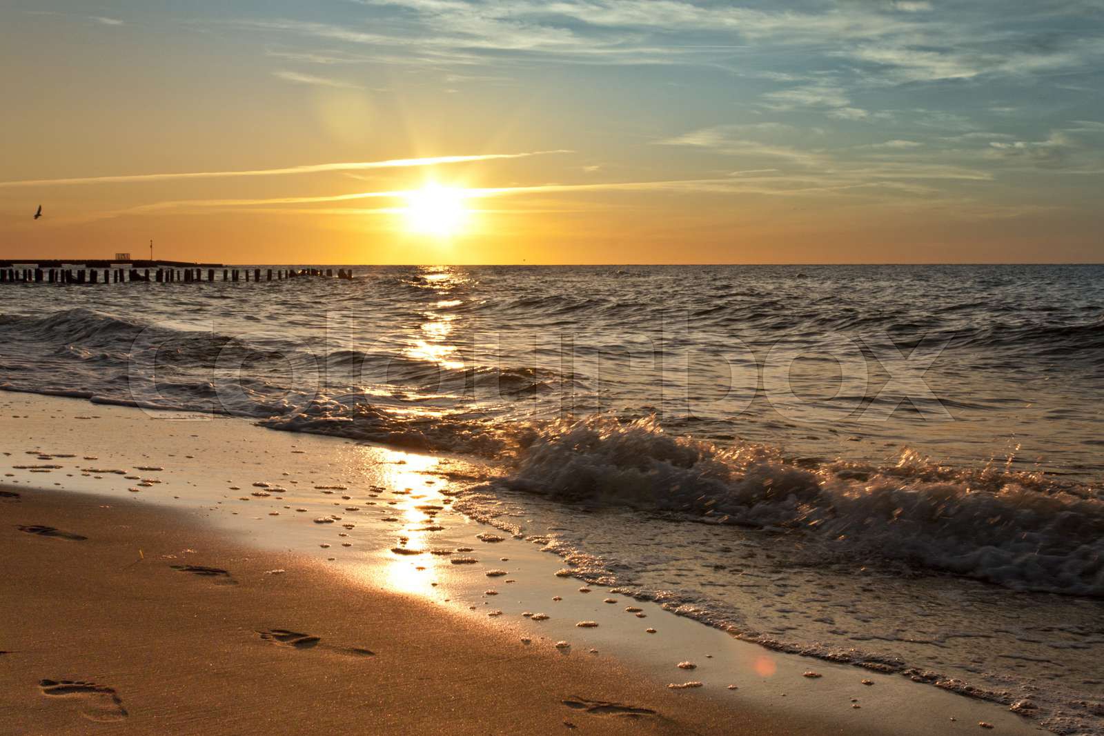 Beautiful seaside beach | Stock image | Colourbox