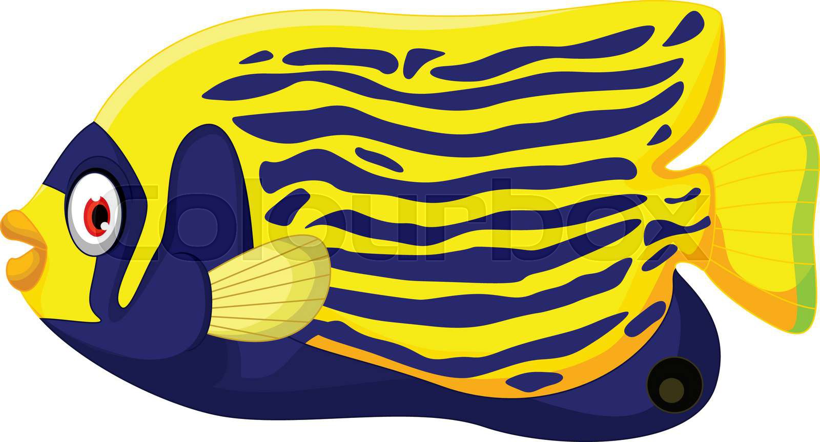 Angelfish cartoon | Stock vector | Colourbox