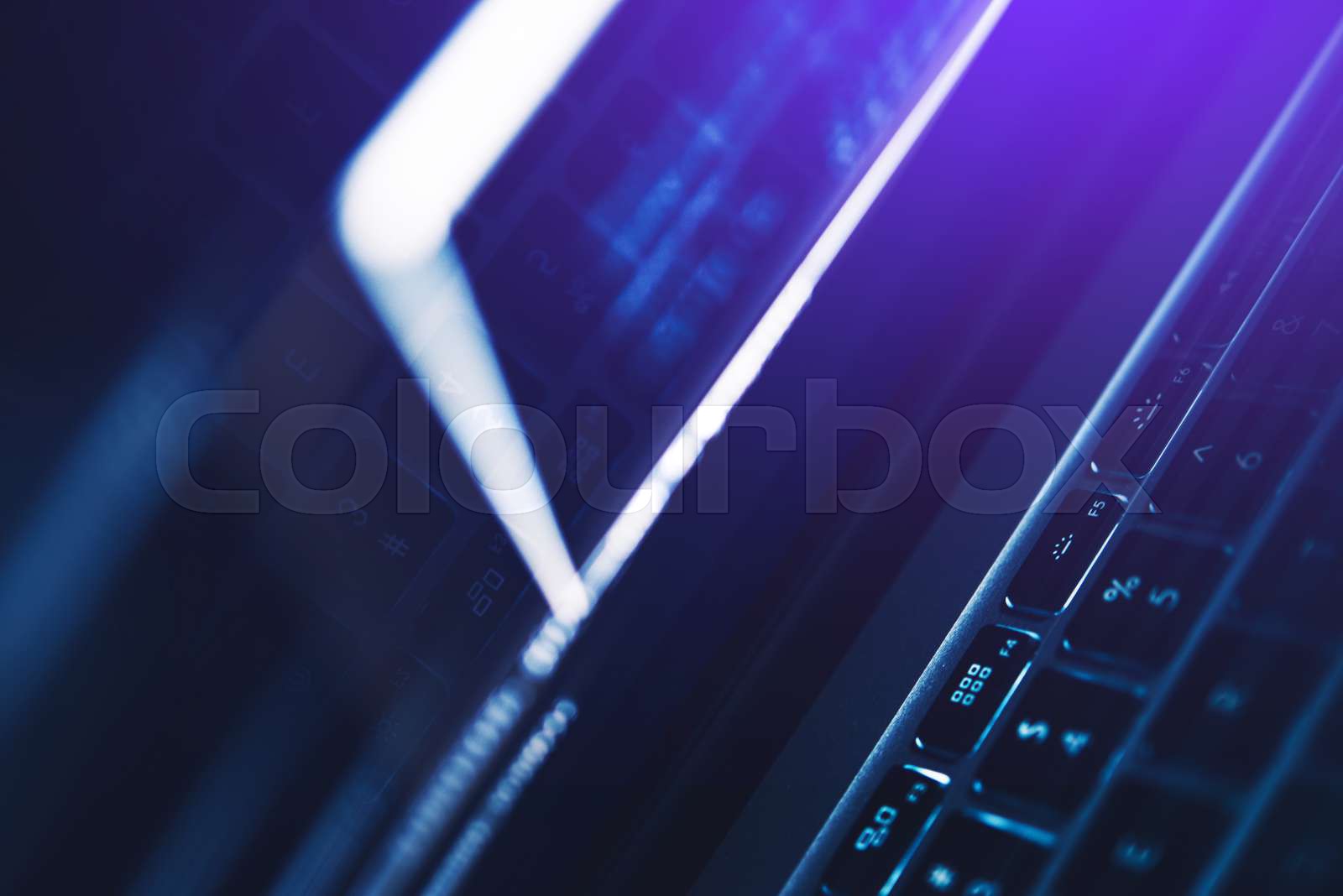 Computer Work Background | Stock image | Colourbox