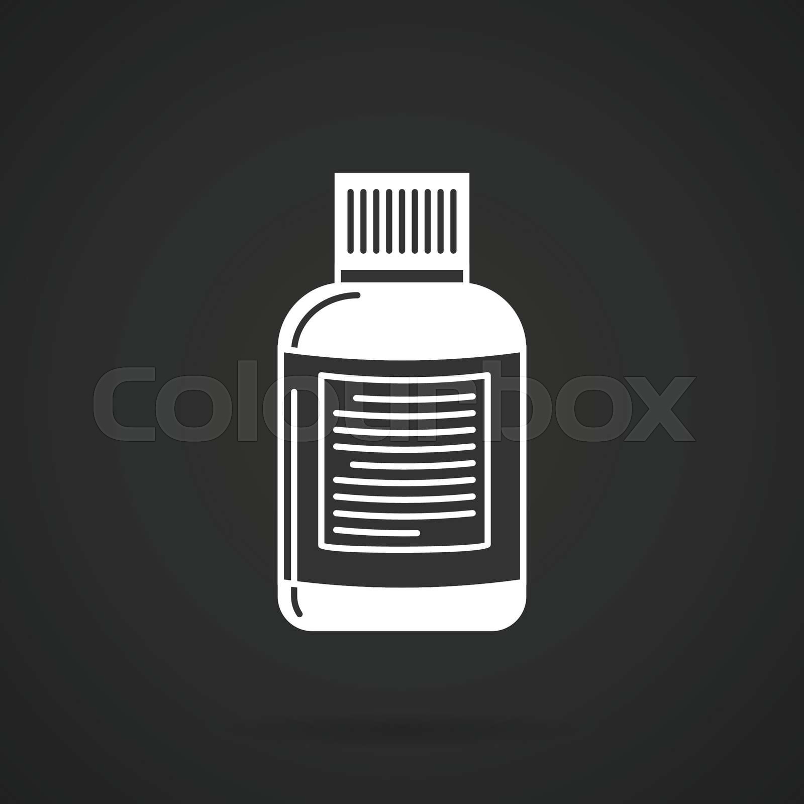 Fat burners white vector icon | Stock vector | Colourbox