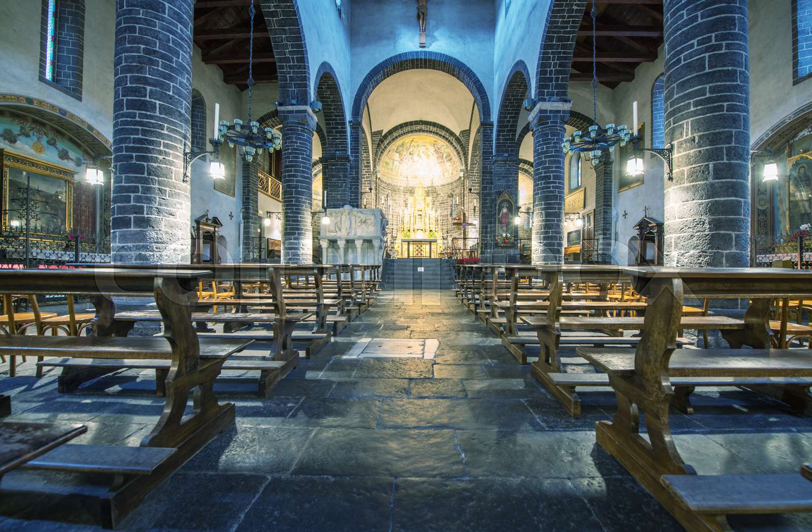 Bellagio. Cathedral of San Giacomo | Stock image | Colourbox