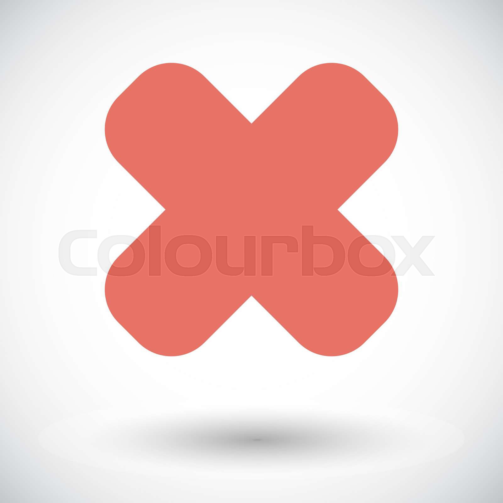 Delete button | Stock vector | Colourbox