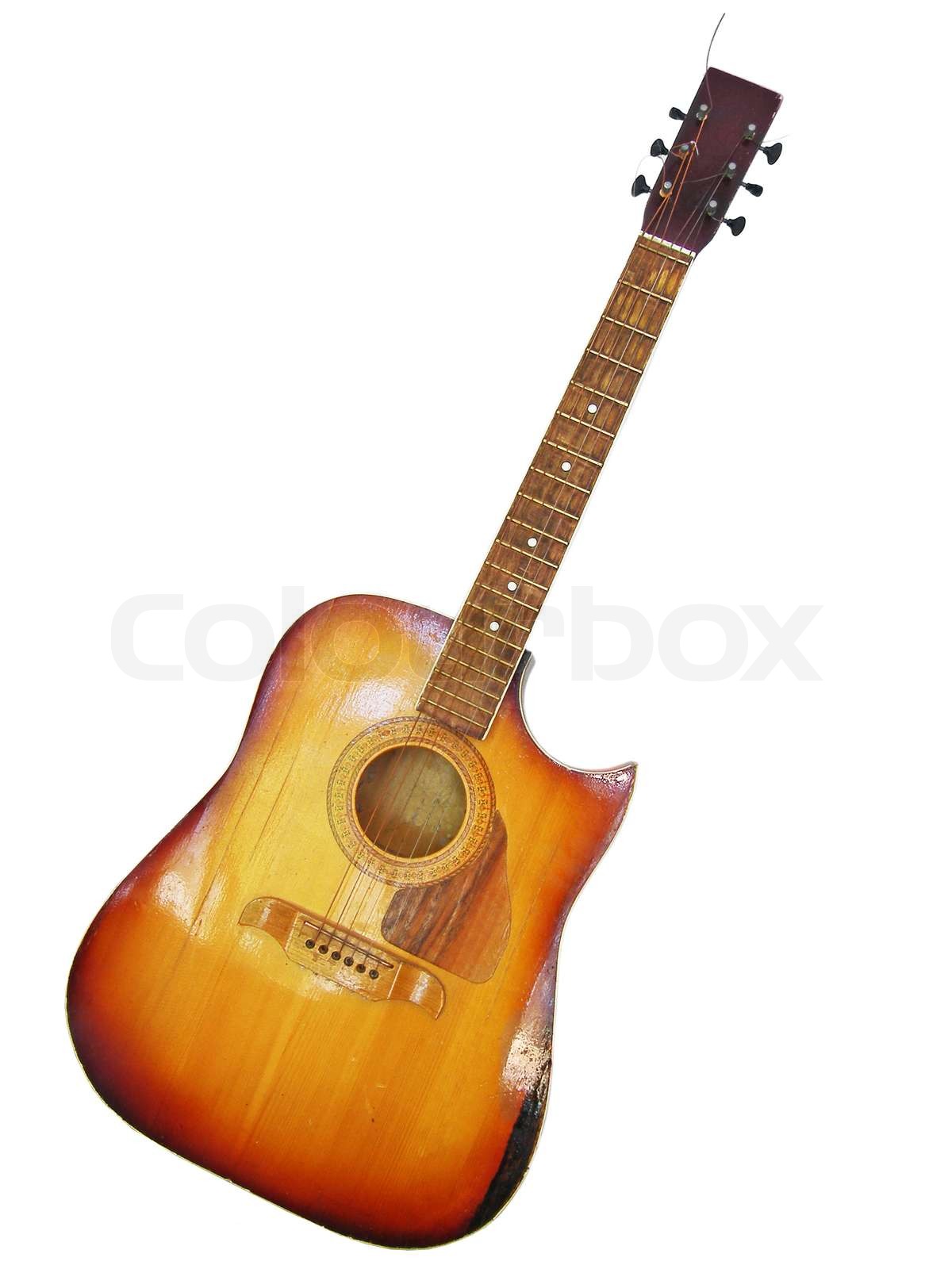 guitar isolated | Stock image | Colourbox