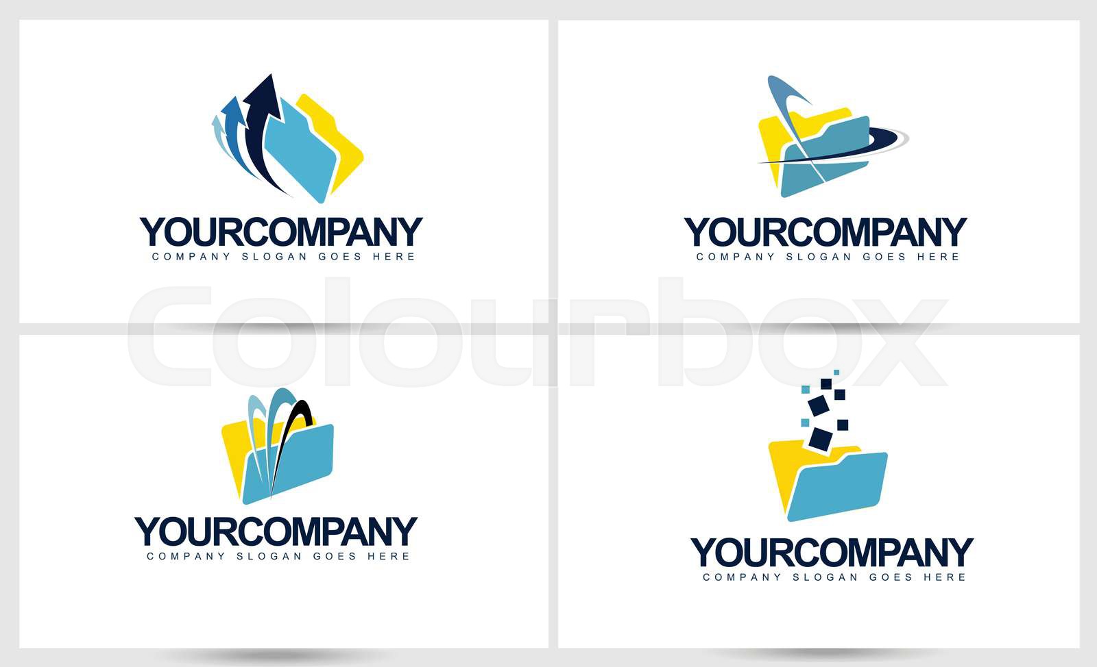 Documents Logo | Stock vector | Colourbox