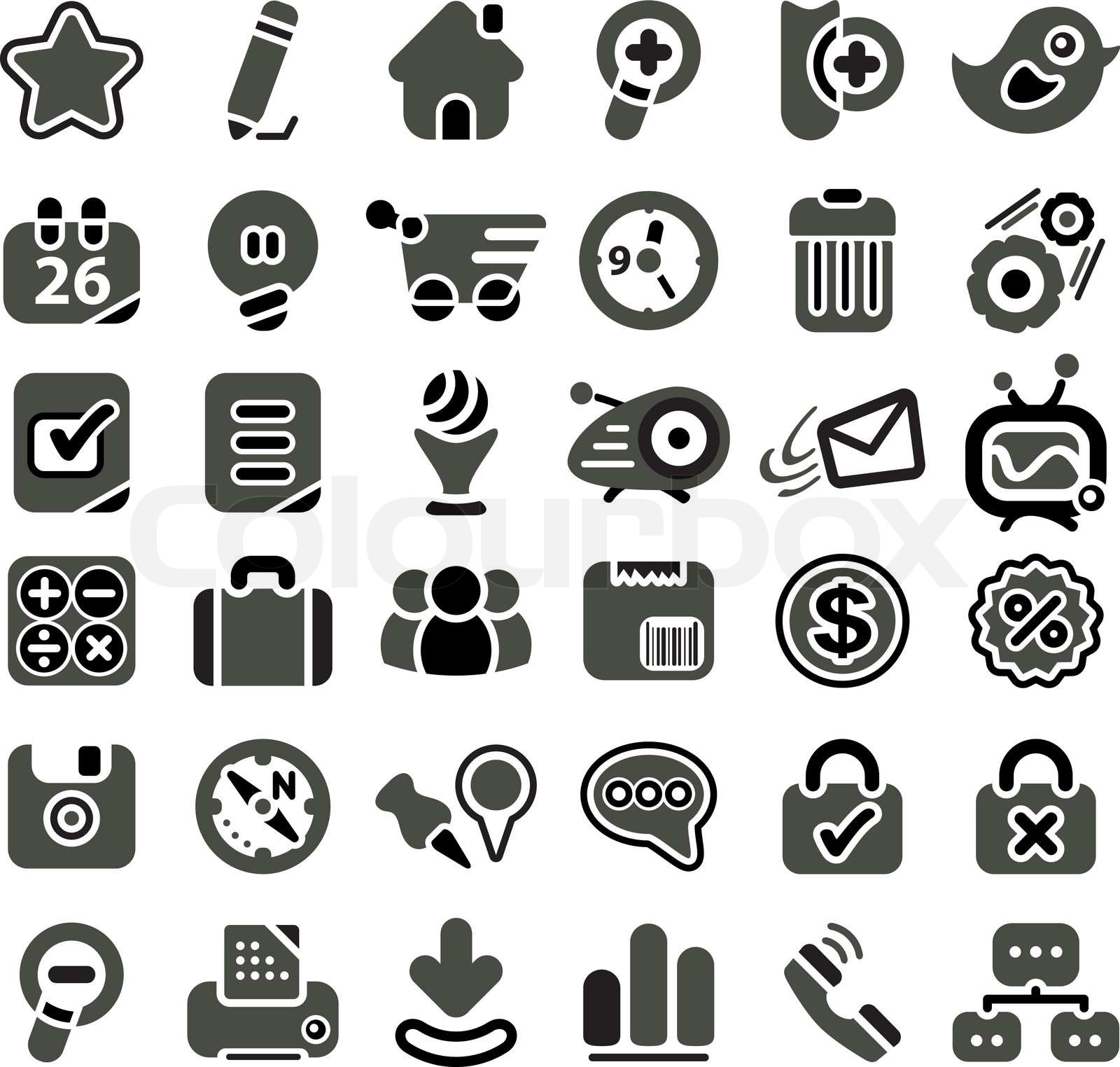 icon, radio, symbol | Stock vector | Colourbox