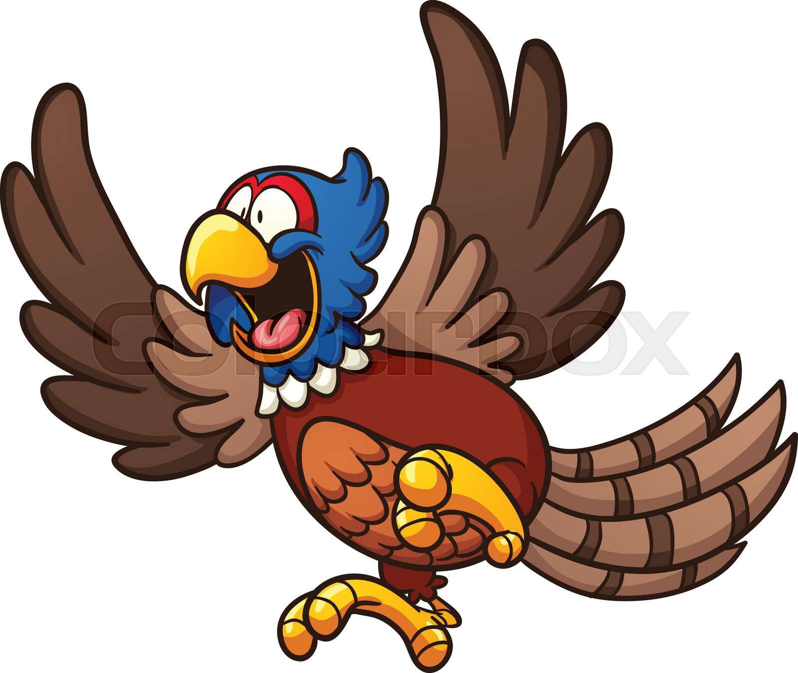 Cartoon pheasant | Stock vector | Colourbox