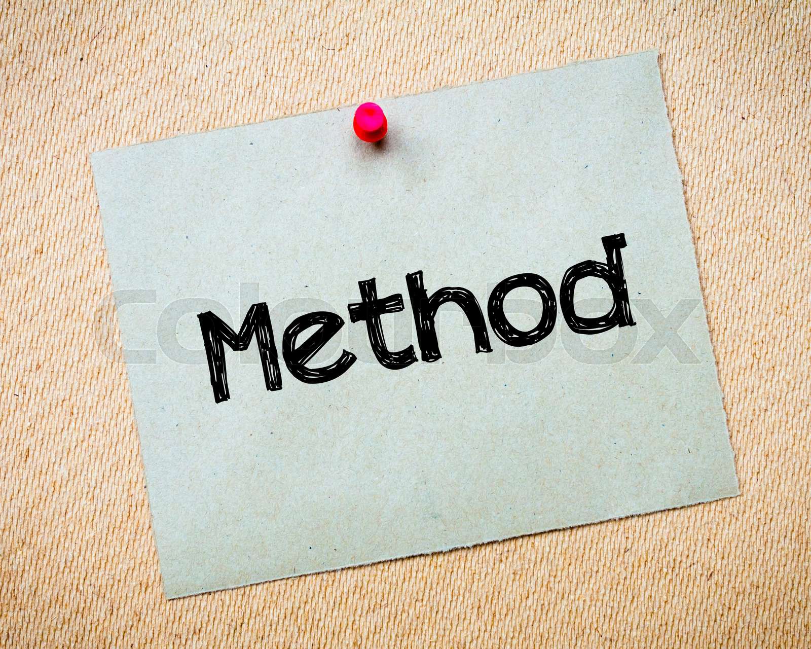 Method | Stock image | Colourbox