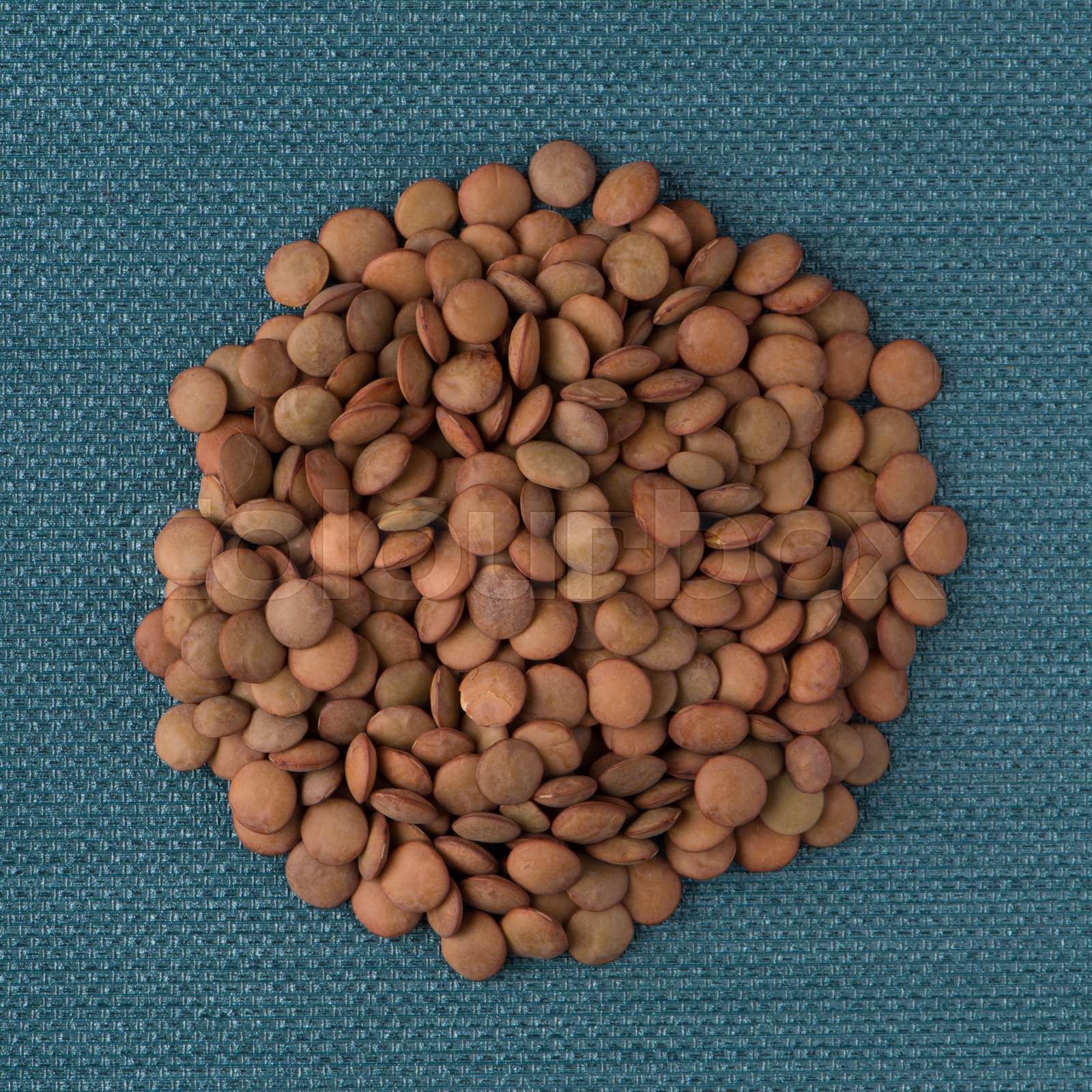 Circle of lentils | Stock image | Colourbox