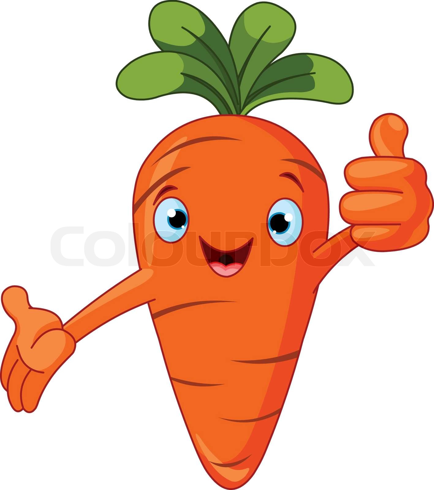 cartoon, vegetable, clipart | Stock vector | Colourbox