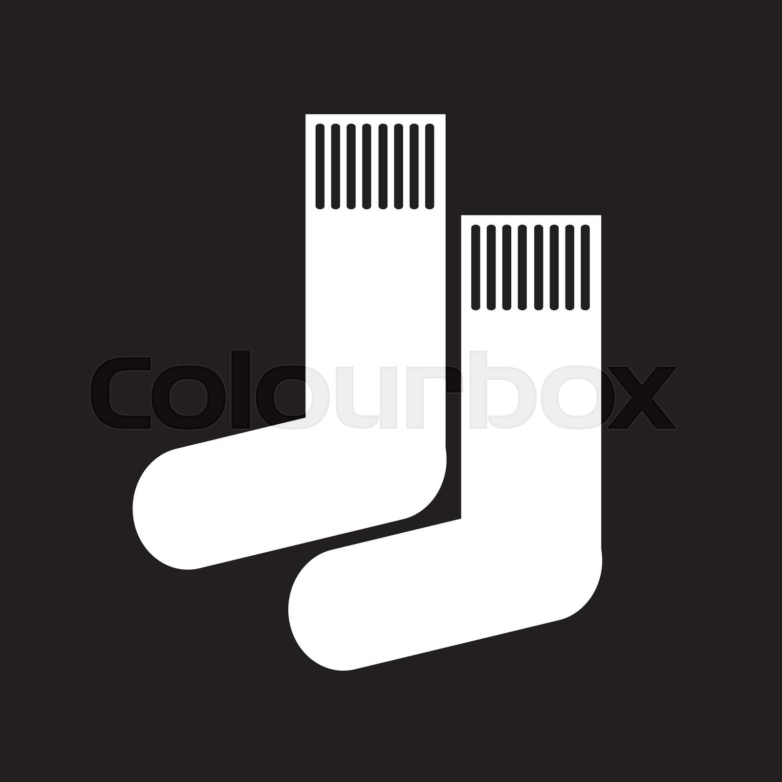 sock icon | Stock vector | Colourbox