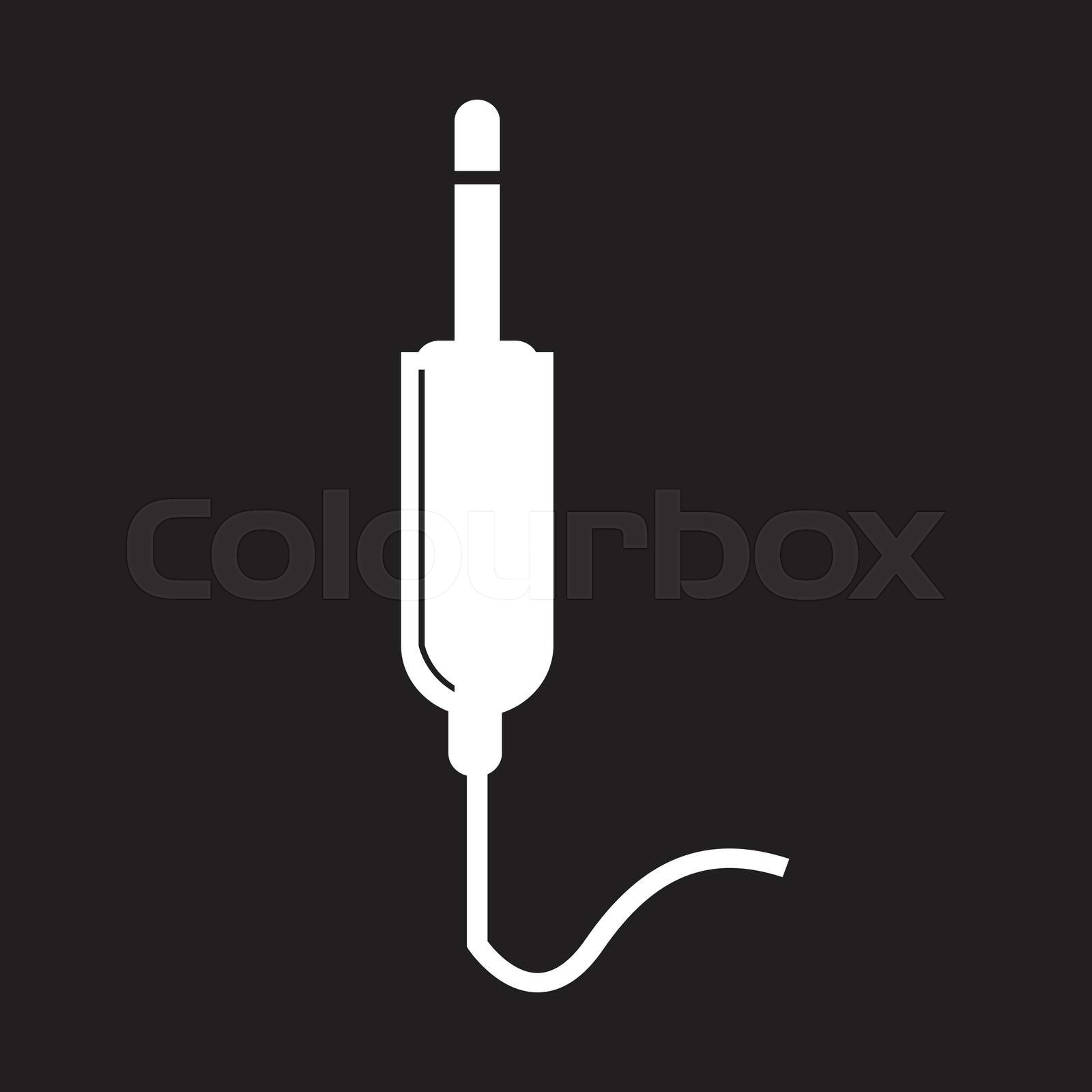 jack cable icon | Stock vector | Colourbox