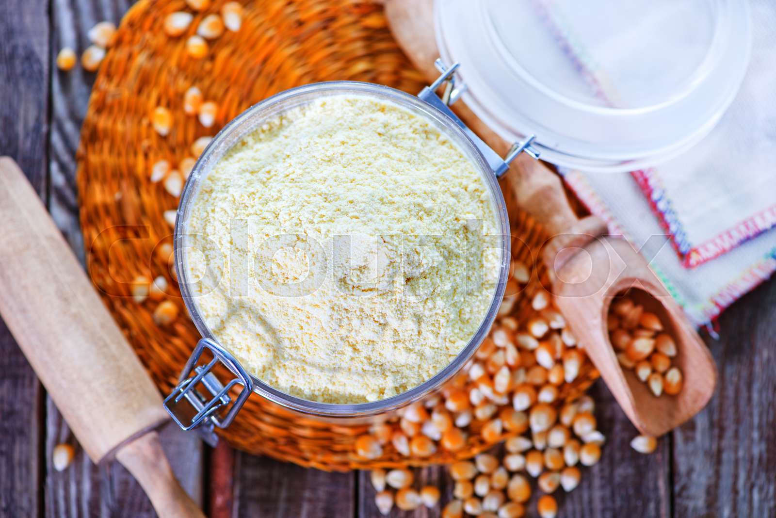 corn flour | Stock image | Colourbox