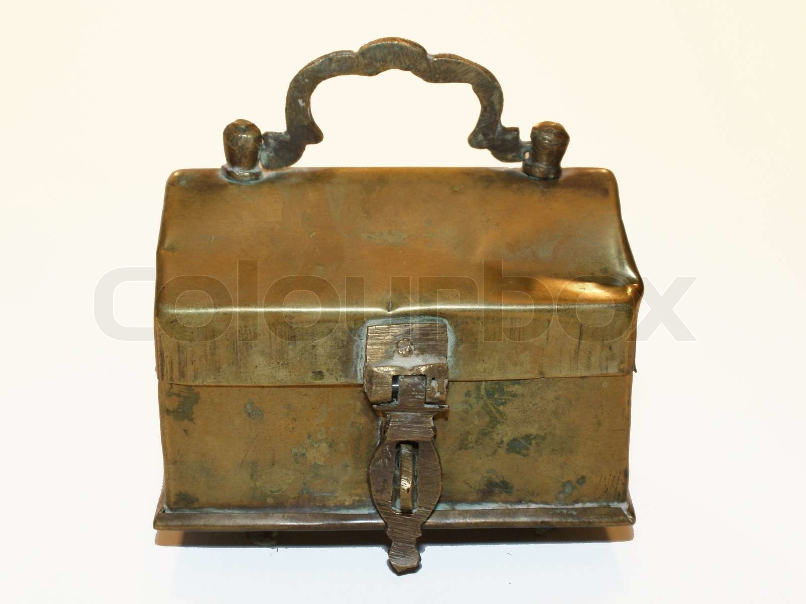 Antique secret treasure chest. | Stock image | Colourbox