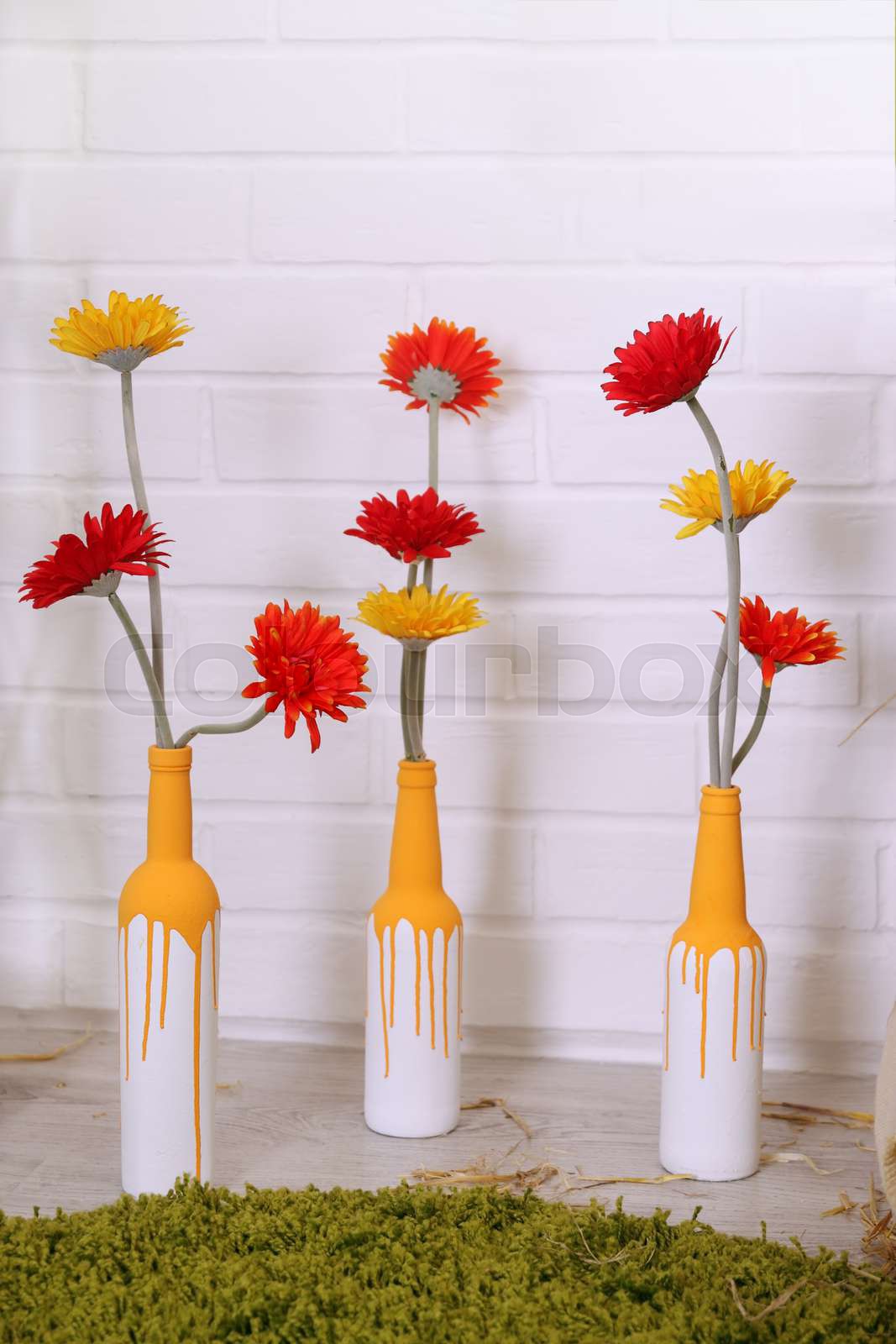 three vase | Stock image | Colourbox