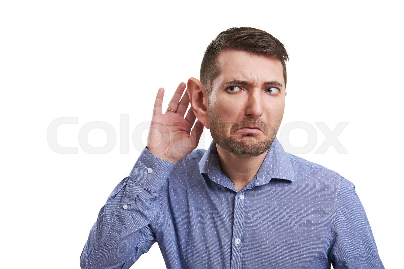 businessman with big ear | Stock image | Colourbox