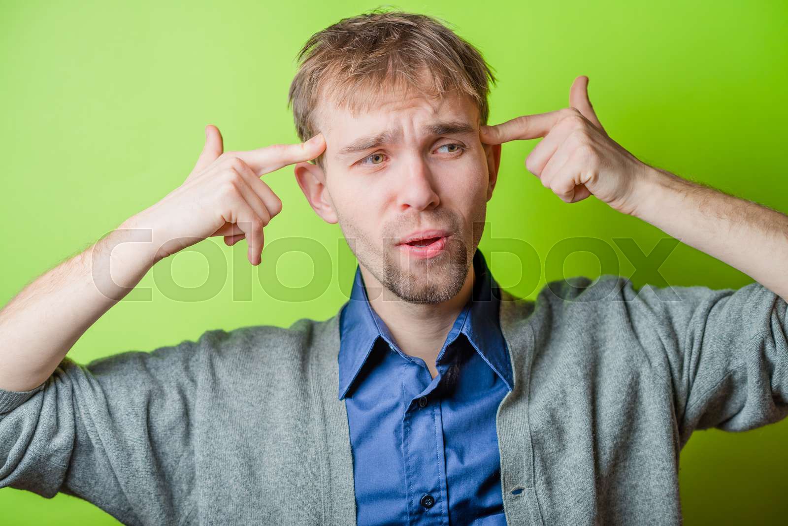 Closeup portrait, rude difficult angry young man gesturing with his ...