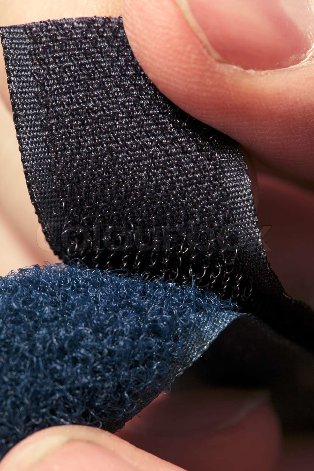 Hook-and-loop fastener aka velcro in closeup | Stock image | Colourbox