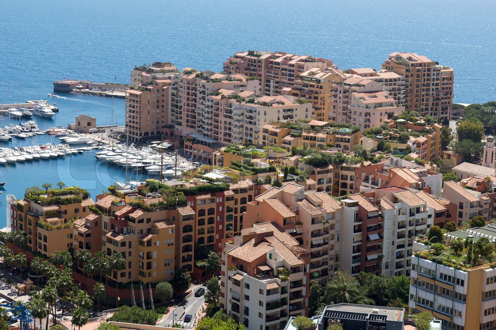 Monaco building roofs | Stock image | Colourbox