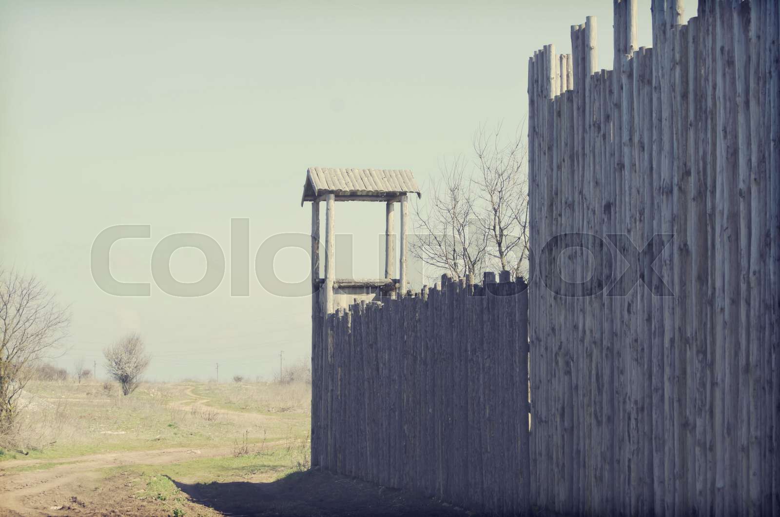 Old Wooden Fort | Stock image | Colourbox