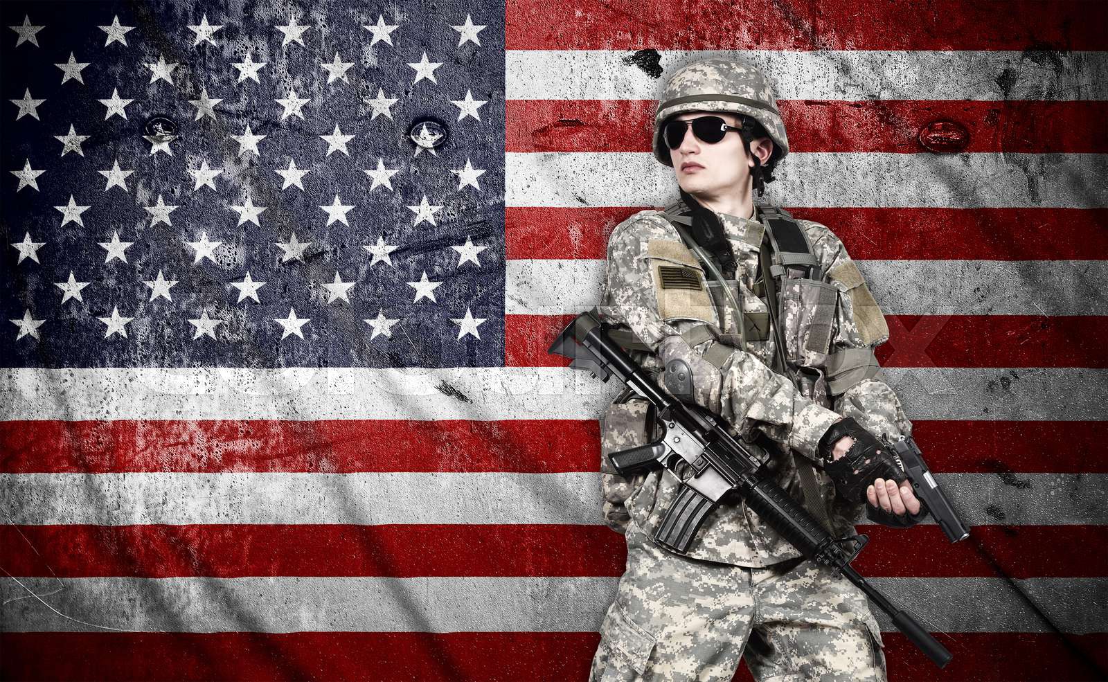 US soldier | Stock image | Colourbox