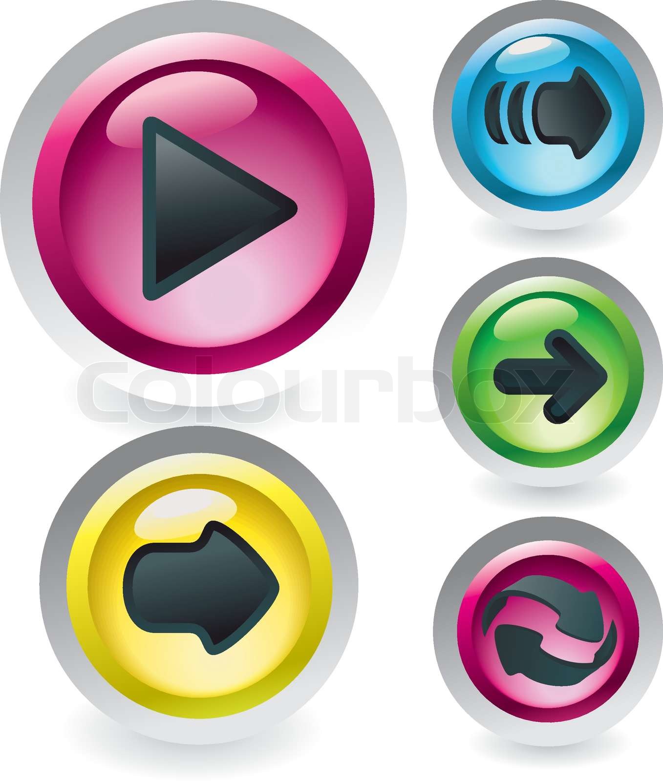 drop, arrow, logo | Stock vector | Colourbox