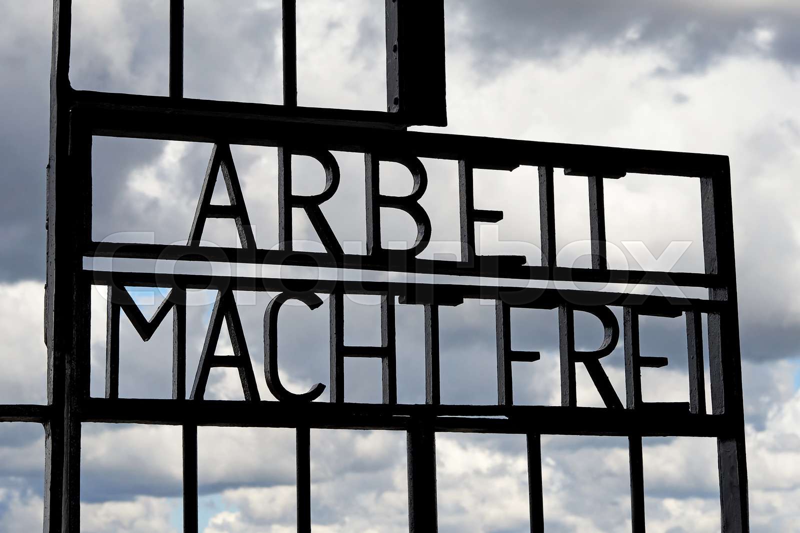 Arbeit Macht Frei gate | Stock image | Colourbox