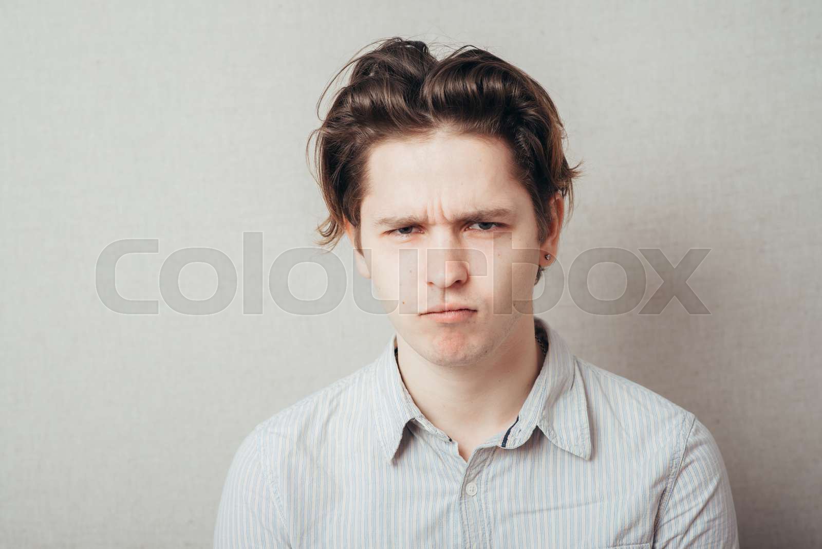angry young man | Stock image | Colourbox