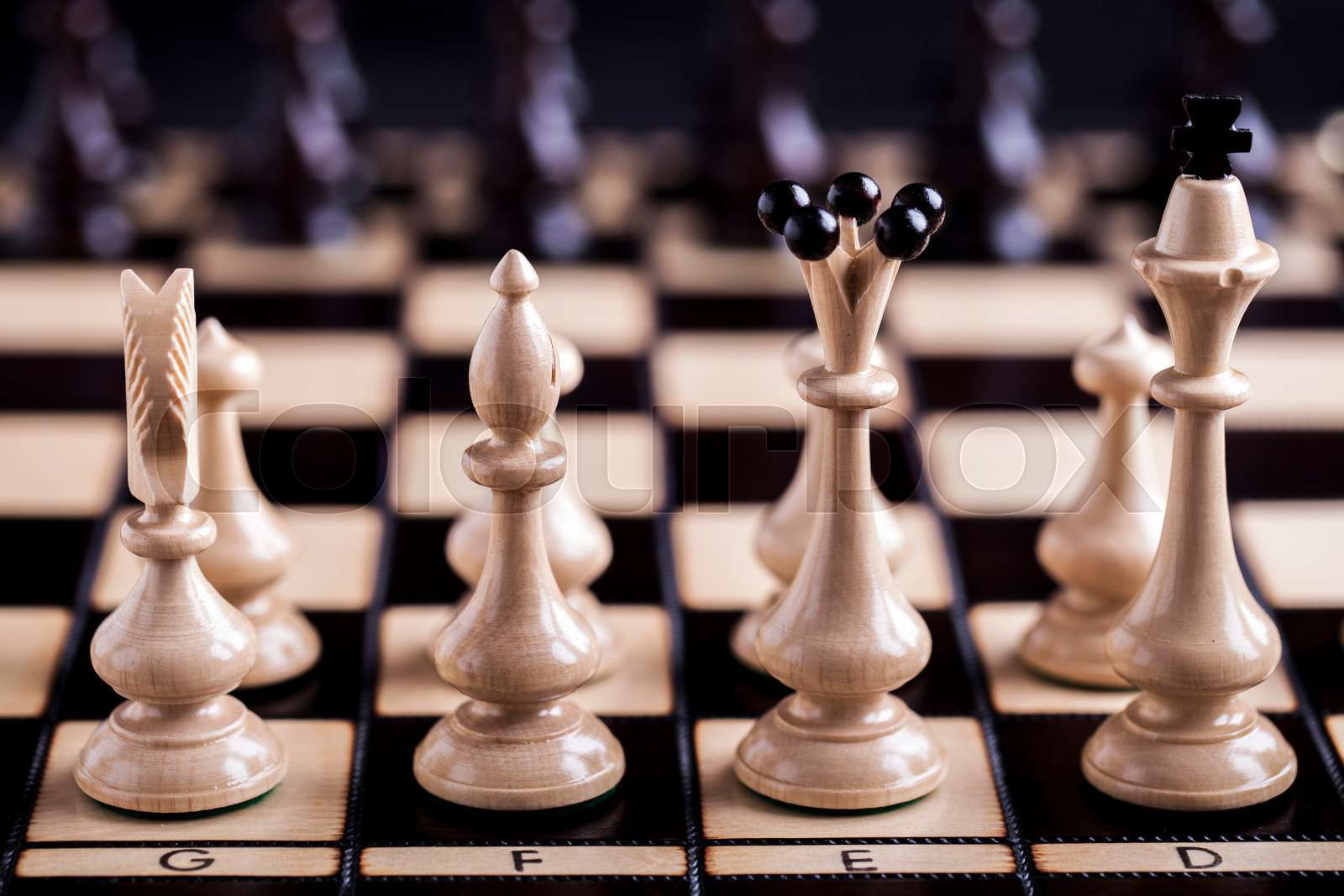 Chess pieces | Stock image | Colourbox