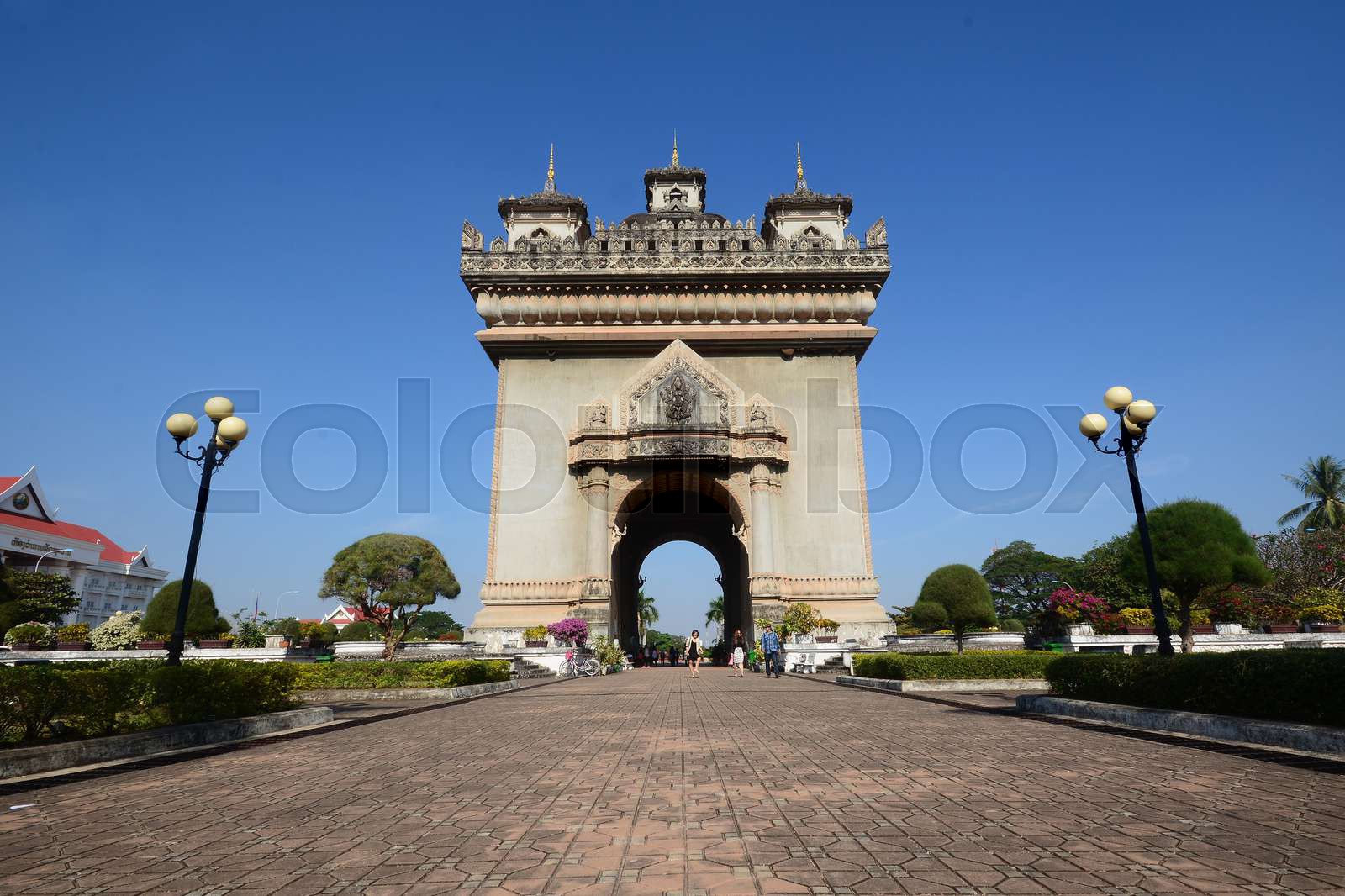 Patuxai , Vientiane,Laos | Stock image | Colourbox