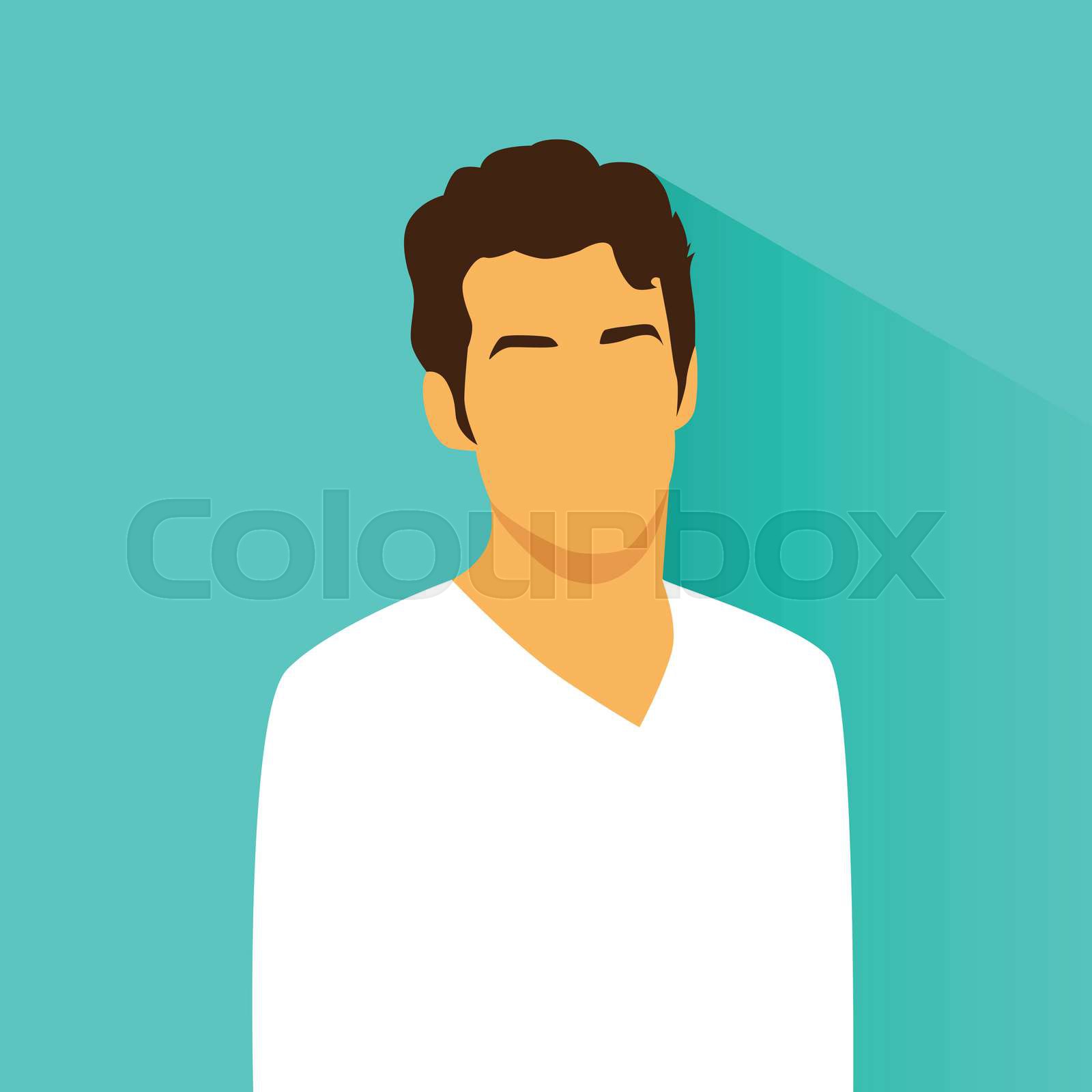 profile icon male hispanic avatar portrait casual | Stock vector ...