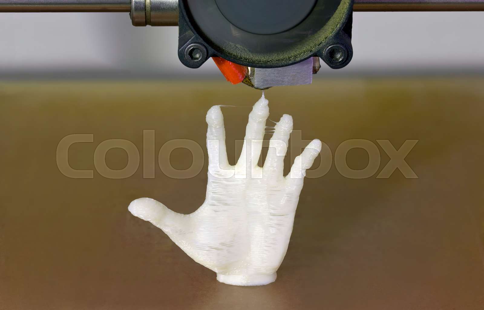 3D Printing Human Hand | Stock image | Colourbox