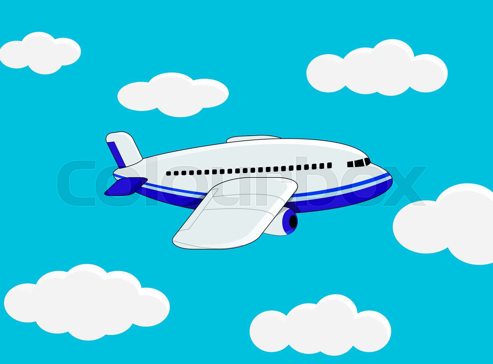 fly, objekt, blank | Stock vektor | Colourbox